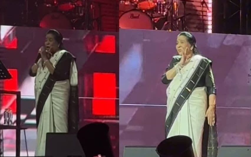 91ാം വയസിലും ആവേശത്തോടെ ഗായിക ആശാ ഭോസ്‌ലെ; ഹിറ്റ് സോങ്ങായി തോബ തോബ പാടി ...