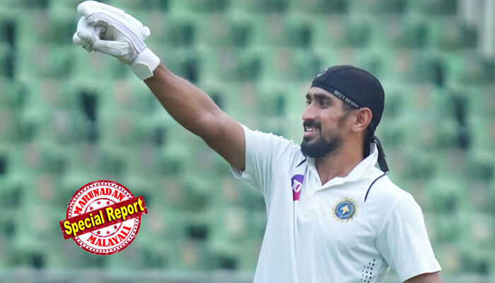 സല്‍മാന്‍ നിസാറിന്റെ മിന്നും സെഞ്ചറി; 43 പന്തില്‍ 30 റണ്‍സുമായി എം.ഡി ...