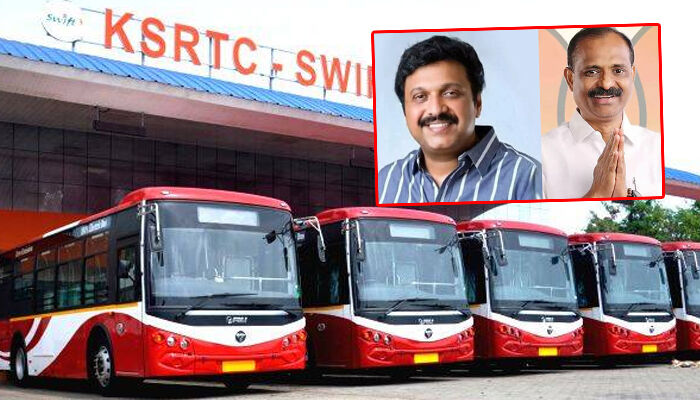 നേരിട്ടുകണ്ടപ്പോള്‍ 'അടി' മറന്നു; ഇലക്ട്രിക് ബസ് വിവാദത്തില് ...
